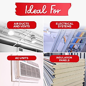 XFasten Aluminum Foil Tape for Ductwork 1 Inch x 55 Yards 3-Pack (495 Feet) 3.6mil Aluminum Tape for Ductwork Heavy Duty Dryer Vent Tape Foil and Seal HVAC Tape for Ducts, High Temp HVAC Duct Tape