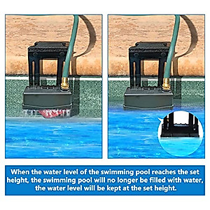 Bylot Pool Water Leveler, Adjustable Height from 2 to 9 inches,Automatically Keep The Set Water Level