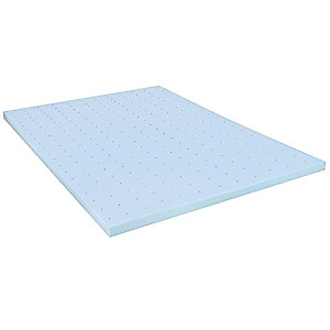 EMMA + OLIVER 2" Cool Gel Infused Cooling Memory Foam Mattress Topper - Full