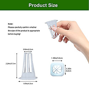 Ambgrow 50pcs Grow Baskets for Indoor Hydroponics Supplies, Hydroponics Growing System Plant Seed Pods Compatible with Partly QYO, LYKO,Idoo Hydroponic Garden System(Square)
