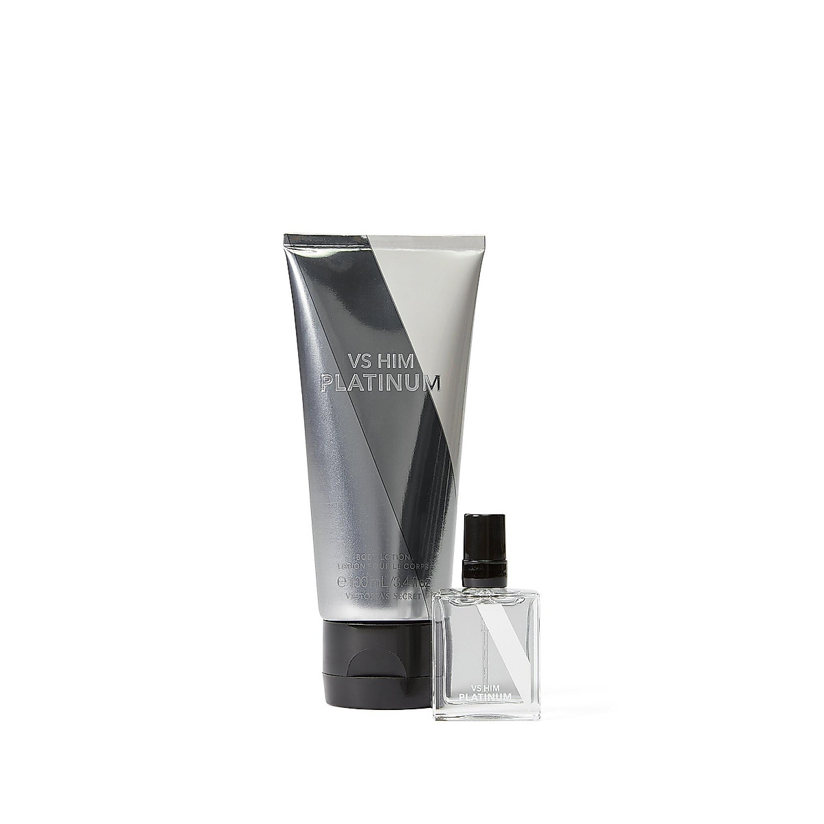 Victoria's Secret Platinum Mini Fragrance Duo Gift Set: Mini Cologne & Travel Lotion