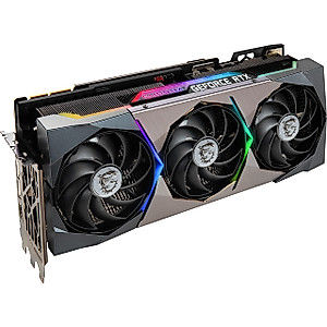 MSI Gaming GeForce RTX 3090 Ti 24GB GDRR6X 384-Bit HDMI/DP Nvlink Tri-Frozr Ampere Architecture OC Graphics Card (RTX 3090 Ti SUPRIM X 24G)