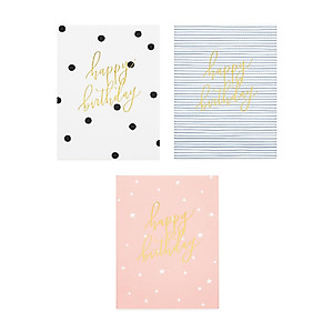 Sugar Paper Cards For Every Occasion Card Box, Greeting Card Assortment Box with Dividers, Set of 12 Greeting Cards and Envelopes, Birthday Cards, Thank You Cards, Generic Cards, Blank Inside, 6.25" x