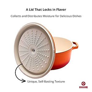 Hercules PA9000-26L Oval Casserole Dutch Oven 3 qts Cast Aluminum with Induction Stove Plate