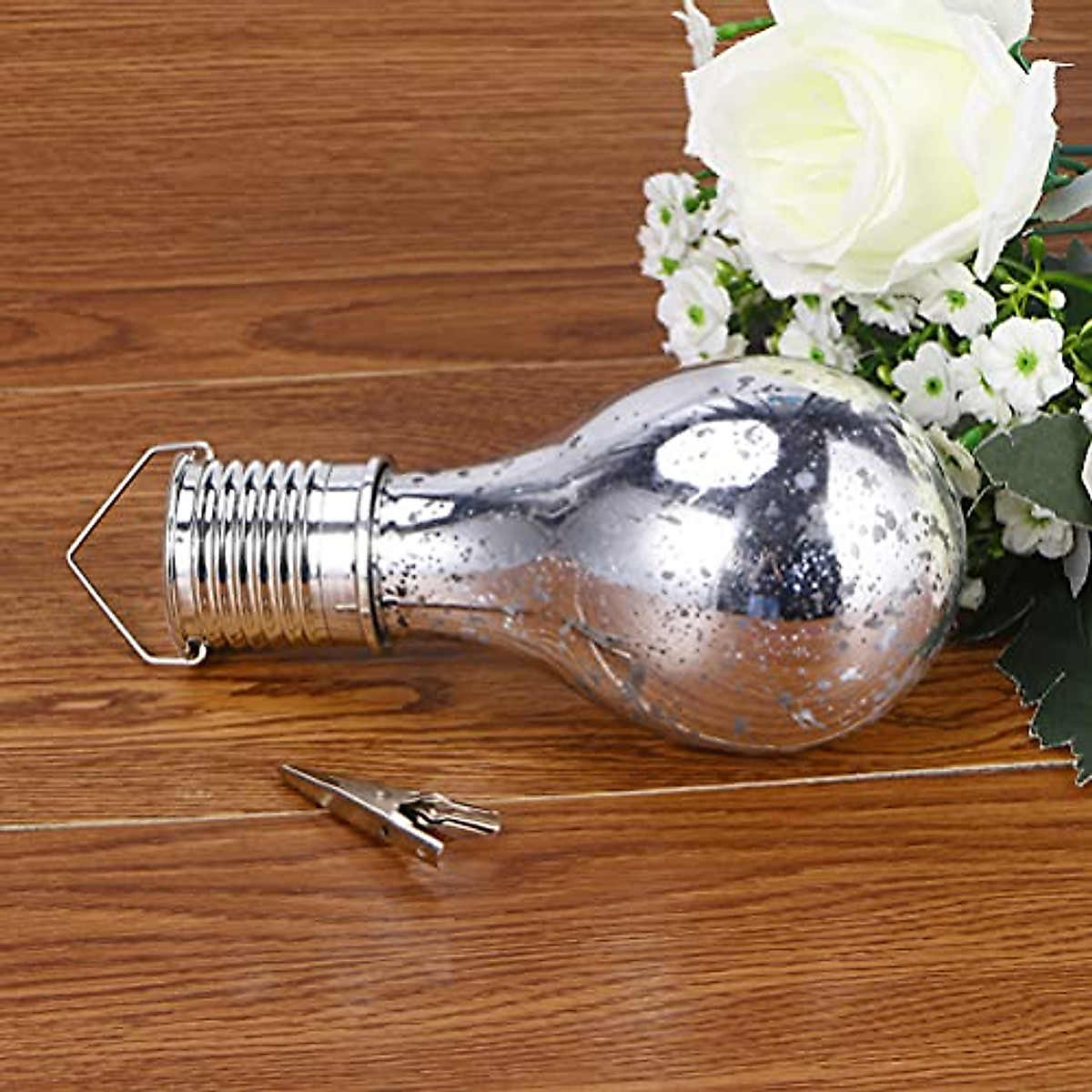 SOLUSTRE Outdoor String Lights Outdoor String Lights Led Bulb 4pcs Garden Light Outdoor Garden Home Hanging Decoration Solar Light Bulbs Golden Globe Light Bulbs Led Bulbs Led Bulbs