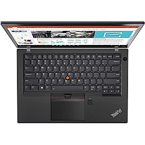 Lenovo Thinkpad T470s 14 FHD Display Intel Core i7-6600U 2.6Ghz 8GB DDR4 RAM, 256GB SSD, Webcam, HDMI, 802.11AC, Windows 10 Pro(Renewed)