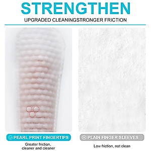 Teeth Cleaning Finger Wipes for Dogs, Dog Dental Care Wipes for Cats & Dogs, Pet Oral Cleansing Presoaked Teeth Wipes - No Brushing Fingers Wet Wipes for Freshen Breath, Reduce Plaque & Tartar - 2Pack