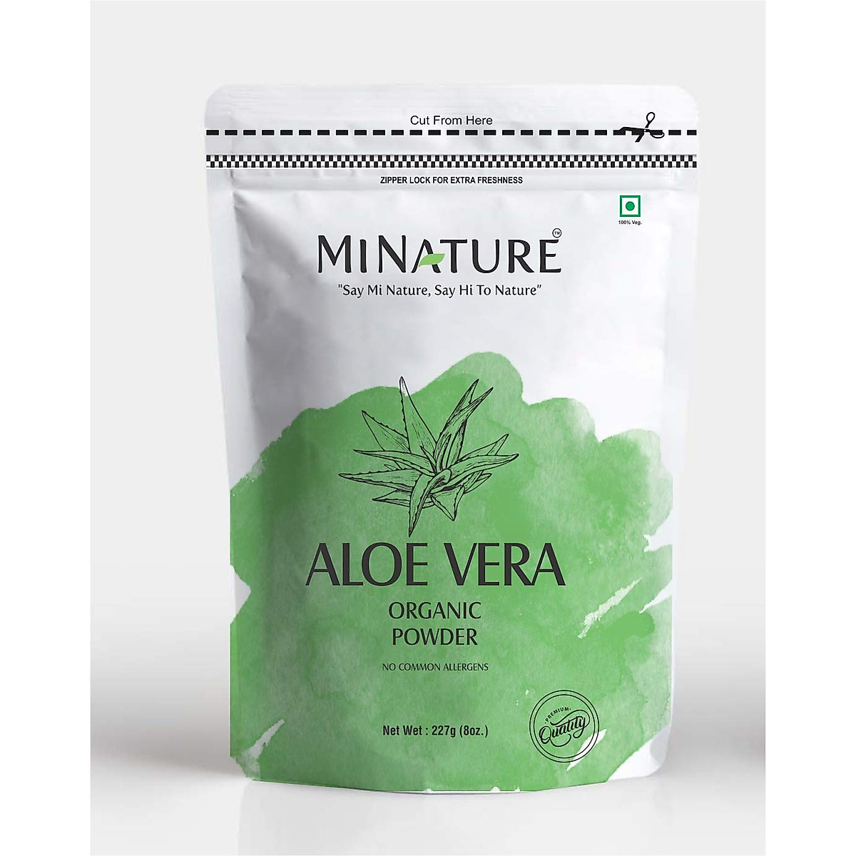 minature Combo of Three- Aloe Vera Powder, Orange Peel Powder and Walnut Shell Powder - Skin Care - 227 g Each