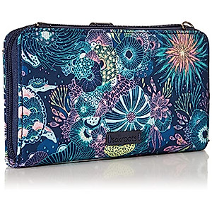 Sakroots womens Women's Eco-twill crossbody, Royal Blue Seascape, One Size US