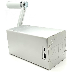 Powerhouse 60+ Watt Hand-Crank Generator Fast Charger - USB-C Power Delivery (PD) - Phone, Laptop Backup Power for Emergency, Outage, Camping, Off-Grid