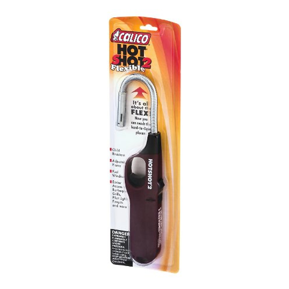 Calico Flexible Reach Utility Gas Lighter Hot Shot 2