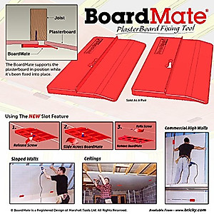 BoardMate - Drywall Fitting Tool, Supports The Board in Place While Installing