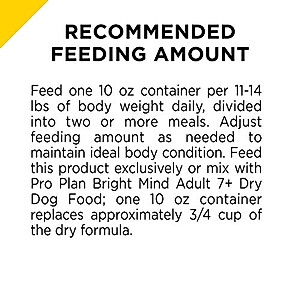 Purina Pro Plan Senior Dog Food Wet Gravy, BRIGHT MIND 7+ Turkey and Brown Rice Entree - (8) 10 oz. Tubs