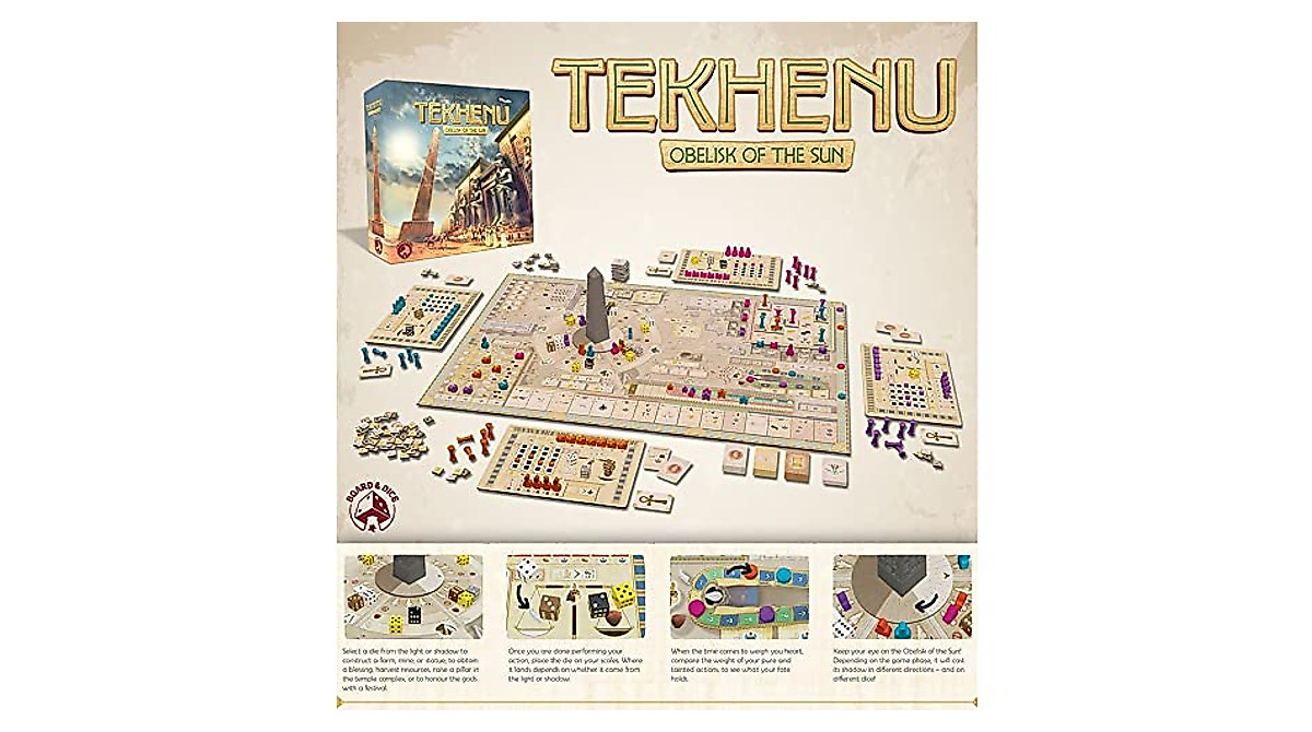 Tekhenu Obelisk of The Sun Board Game - Strategic Ancient Egypt Experience