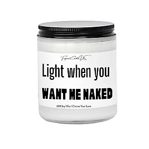 Gifts for him, get naked sign, get naked candle, sexy time candle, light when you want me naked,birthday gifts for husband, sexy gifts, anniversary gifts,romantic gifts for sex, Sexy gifts for him