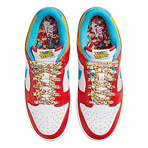 Nike Mens Dunk Low DH8009 600''Lebron James - Fruity Pebbles - Size 11, White/Red/Blue/Yellow
