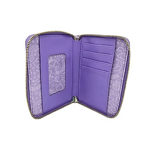 Loungefly Exclusive Care Bears Rainbow All Over Print Zip Around Wallet