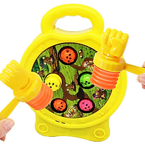 Toyvian Circus Hammer 8Pcs Squeaky Hammer Squeak Hammer Toy squeaking Hammer Rubber Hammer Mallet Pounding Hammer Toy Halloween