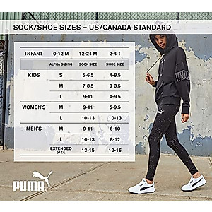 PUMA Kids' 10 Pack Low Cut Socks, Peach, 9 11 US