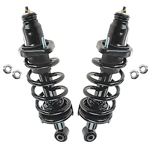 TRQ Rear Strut & Coil Spring Assembly Set Driver & Passenger Sides Compatible with 07-11 Honda CR-V