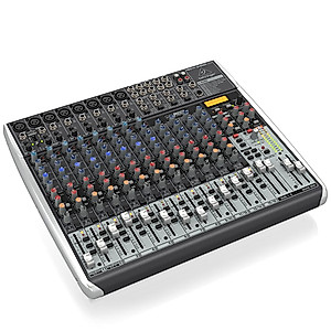 Behringer Xenyx QX2222USB Premium 22-Input 2/2-Bus Mixer with Xenyx Mic Preamps and Compressors, KLARK TEKNIK Multi-FX Processor, Wireless Option