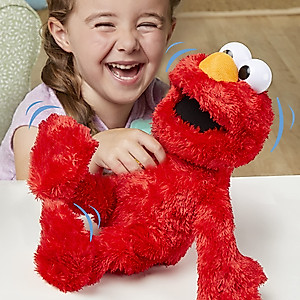 Sesame Street Tickliest Tickle Me Elmo, Laughing, Talking, 14-Inch Elmo Plush Toy, Toddler, Kids 18 Months & Up