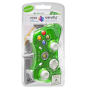 PDP Rock Candy Wired Controller for Xbox 360 - Aqualime