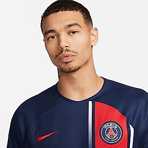 2023-2024 PSG Home Football Soccer T-Shirt Jersey Navy