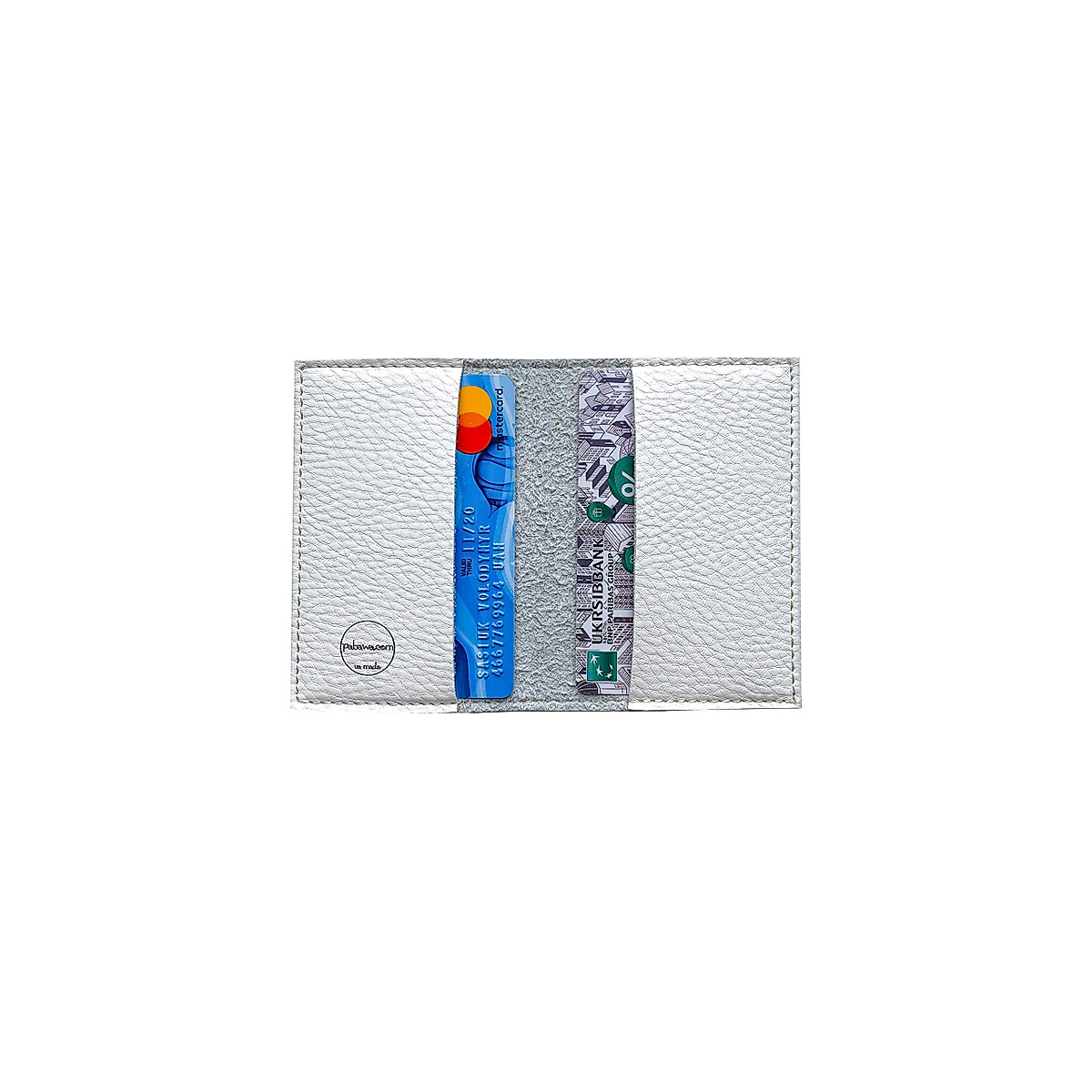 Funny Pug Credit Card wallet driver license eco leather holder id protector slim organizer keeper