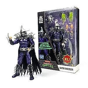 The Loyal Subjects Teenage Mutant Ninja Turtles BST AXN Limited Edition SDCC 2023 Super Shredder Glow-in-The-Dark 8-inch XL Action Figure