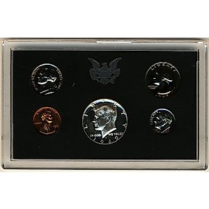 1969 S Clad Proof 5 Coin Set in Original Government Packaging Proof