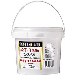 Sargent Art 6 Color Dough Set, 3 Pounds Each, Art-Time Artist Dough, 18-Pound Assortment