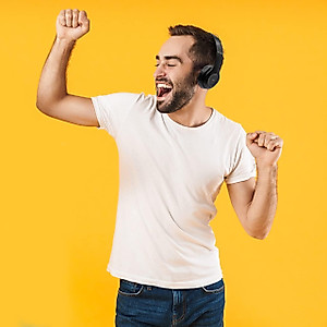 Coby Bluetooth Headphones, Wireless Headphones with Mic Built-in, AUX, Hands-Free Calling, Over-Ear Foldable Headset, Rechargeable, 5-HR Play