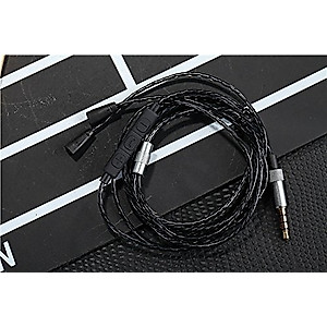 Sqrmekoko OFC Upgrade Audio Cable Cord with Volume Control and Mic Function for Sennheiser IE8, IE80, IE8i Earphone