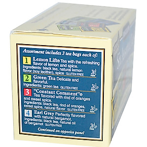Six Assorted Tea Variety Pack 18 Bag(S)