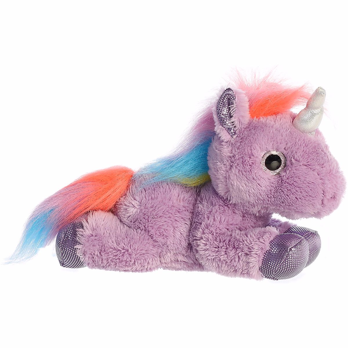 Aurora® Enchanting Sparkle Tales™ Electra Unicorn™ Stuffed Animal - Magical Adventures - Endless Play - Purple 12 Inches