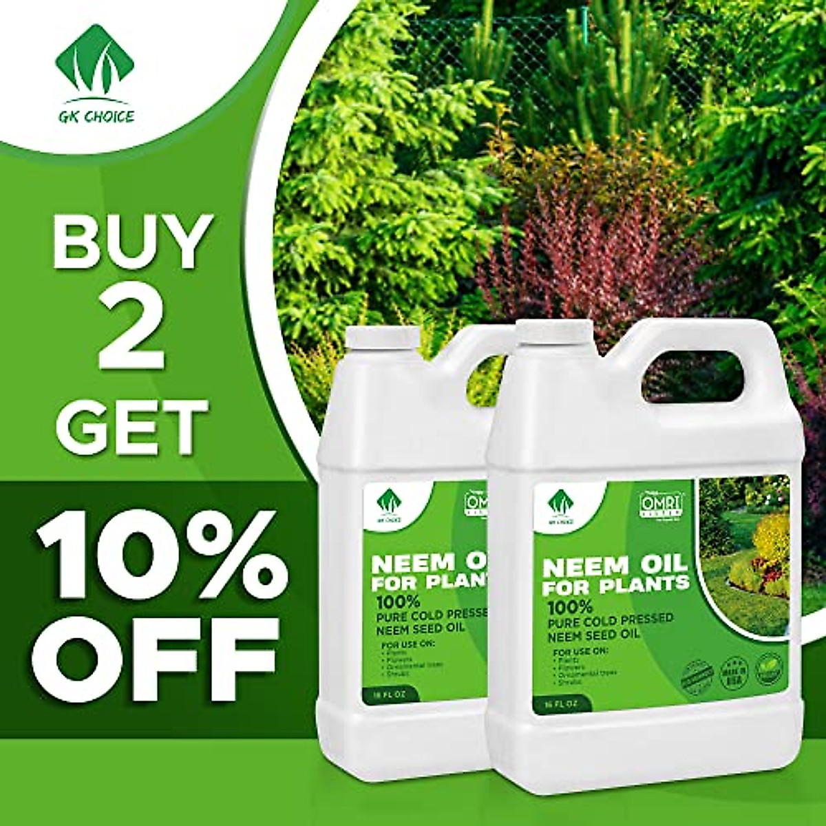 Neem Oil - Neem Oil Spray for Plants - 16 Oz - 100% Pure Cold Pressed Neem Oil for Plants Concentrate - Horticultural Spray for Indoor and Outdoor Plants, Leaf, Garden, Vegetable, Fruit Trees