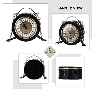Angel Barcelo Crossover Purse and Handbags Fashion Womens Shoulder bag Handbag (Black)