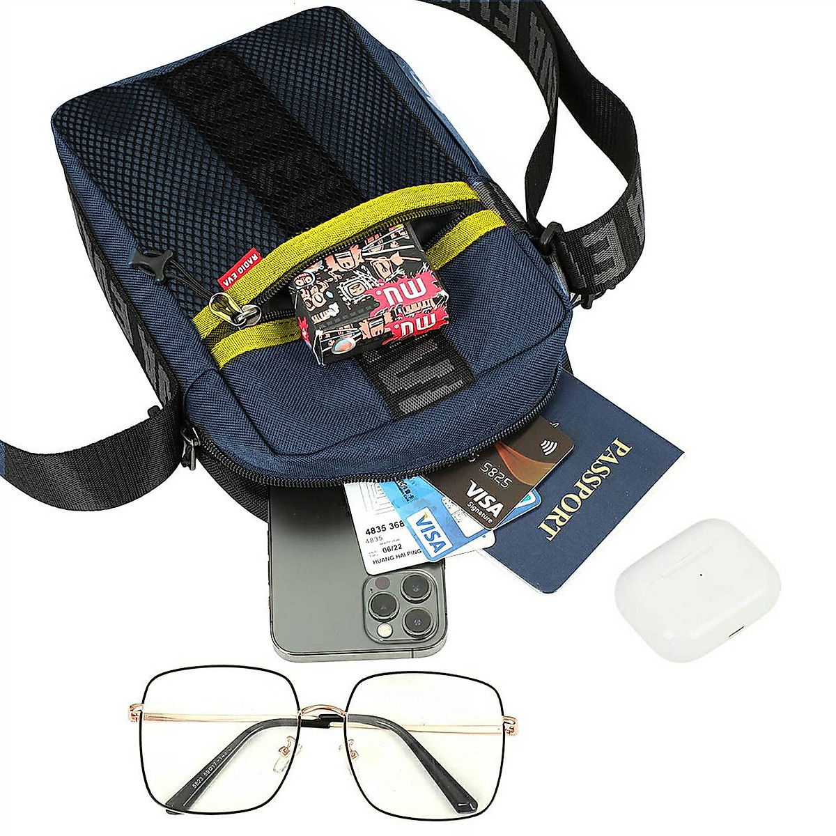 FIREFIRST Evangelion Mini Shoulder Bag RADIO EVA 10th Anniversary Crossbody Bag Worn by Asuka