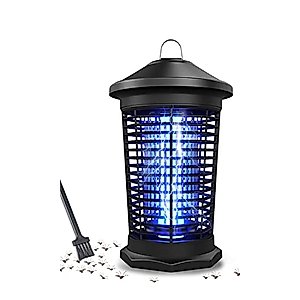 Bug Zapper Outdoor, FUZYKON Electric Mosquito Zapper, 4000V High Power Fly Zapper Indoor, Mosquito Trap with 3.4FT Cable,Waterproof Mosquito Killer for Home Camping