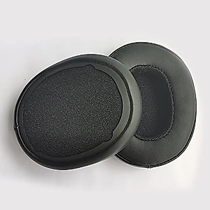 Hesh 3 Protein Leather Replacement Ear Pads Compatible with Skullcandy Crusher Wireless Crusher Evo Crusher ANC Hesh 3 Headphones Ear Cushions, Headset Earpads, Ear Cups Repair Parts