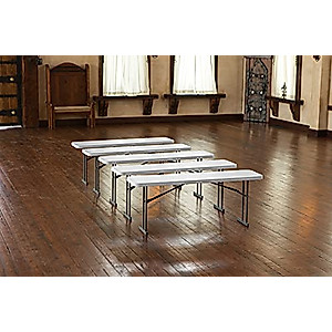Lifetime Products 580176 Folding Conference Table , 6', White ,Pack of 5