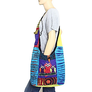 Falari Bohemian Hippie Crossbody Shoulder Bag Sling Cotton Handmade (2083)