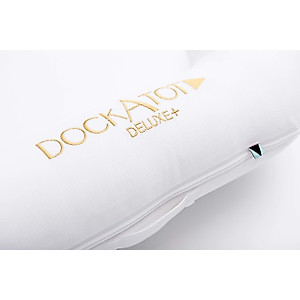 Cover ONLY (Pristine White) for DockATot Deluxe+ Dock - Dock Sold Separately - Compatible with All DockATot Deluxe+ Docks