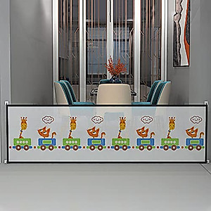 ZWMBYN Mesh Dog Gates for The House, Portable Baby Safety Gate for Stairs Easily Install Anywhere, Child Gates for Gateways Providing a Safe Enclosure Fence for Pets and Kids, 41 x 31 Inch