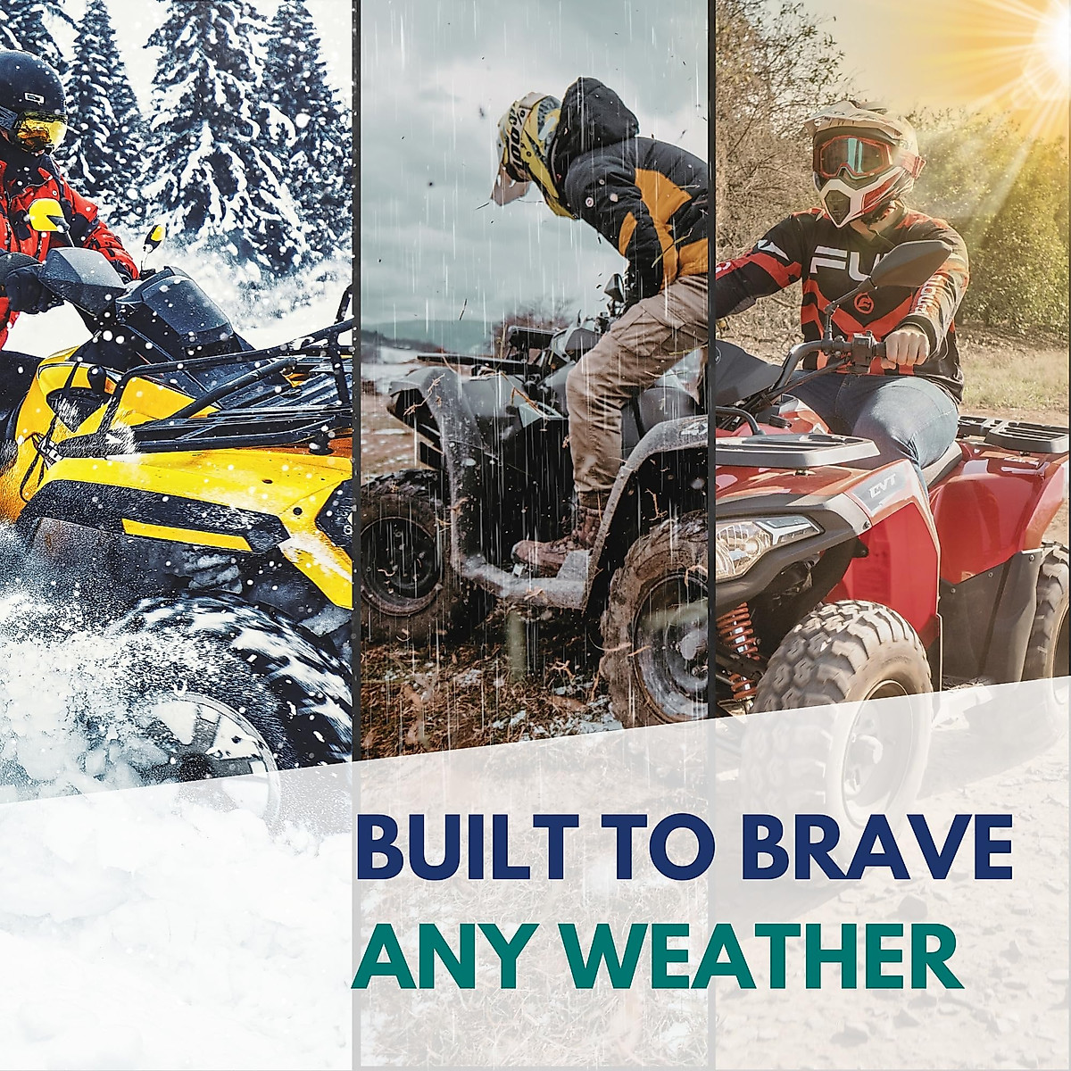 YTX14-BS Replacement For Honda Rincon 650 Battery 2003-2005 - Compatible With Honda TRX650 FourTrax 650CC, TRX 650 Four Wheeler Quad ATV Batteries - 12V 12AH Maintenance Free