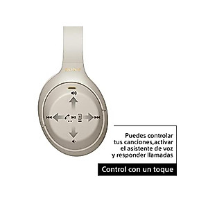 Sony WH-1000XM4 Wireless Industry Leading Noise Canceling Overhead Headphones with Mic for Phone-Call and Alexa Voice Control, Silver (Renewed)