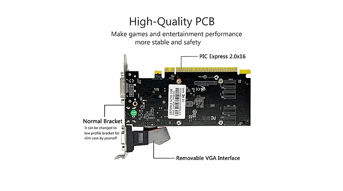 QTHREE GeForce 210: Affordable 1GB Graphics Card
