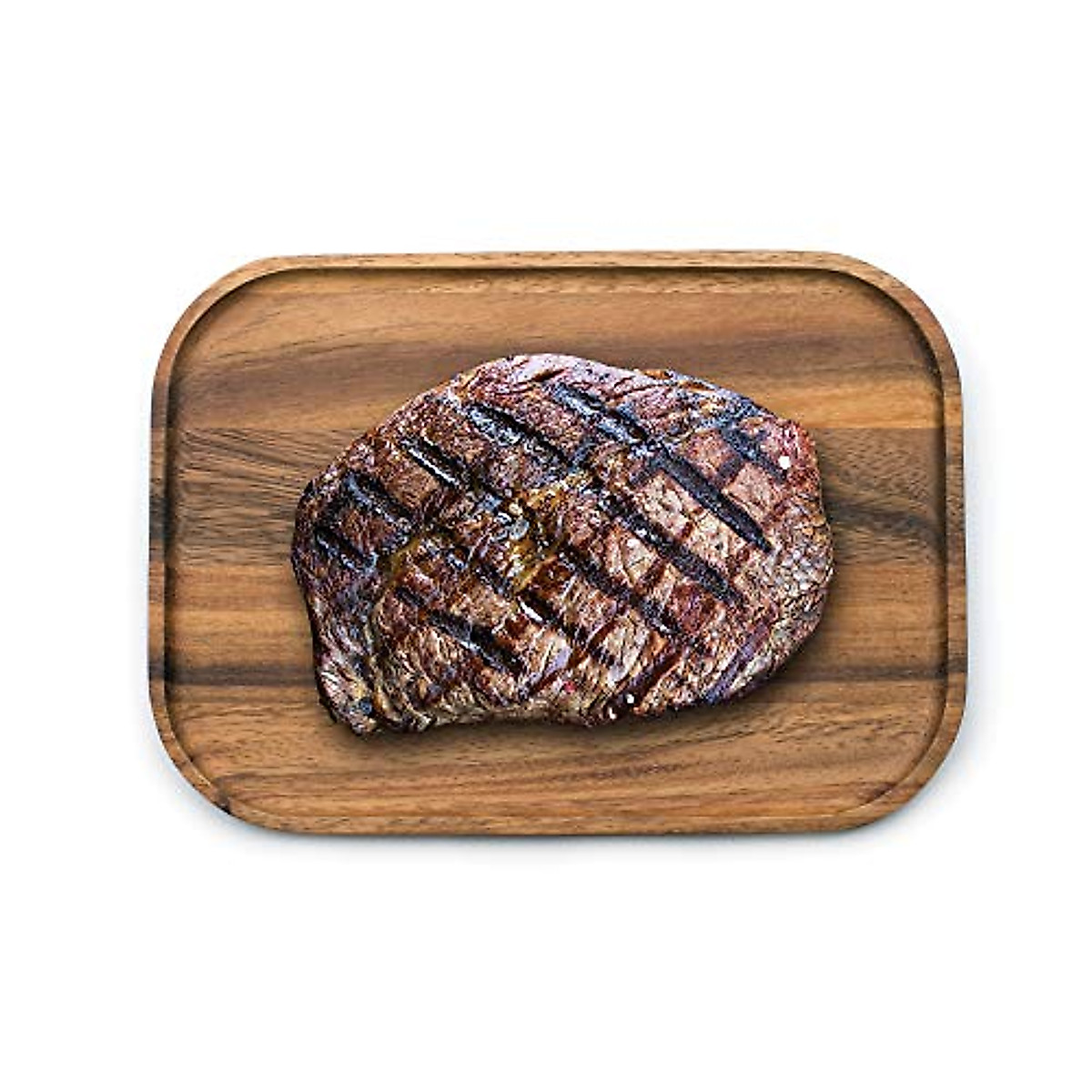 Ironwood Gourmet Small Steak Board, 7.5 x 10.5 x 0.5 inches, Brown