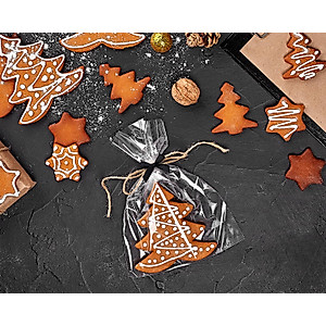 Tupalizy Ribbon Bows Mini Satin Fabric Bows Flowers for DIY Craft Sewing Scrapbooking Wedding Christmas Party Favors Bakery Treat Gift Box Decoration Packaging, 40x40x10mm, 50PCS (Black)